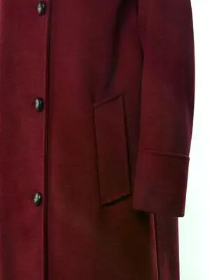 ALISHEVA Single-breasted Wool Coat