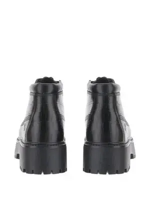 Timberland Mid Stone Street Crocodile-effect Ankle Boots