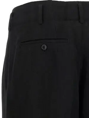 Comme Des Garçons Cropped Wide-leg Trousers