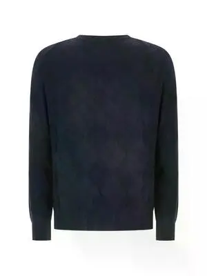 BALLANTYNE Argyle-knit Wool Sweater