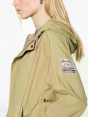 DAMSON MADDER Blake Hooded Jacket Sage