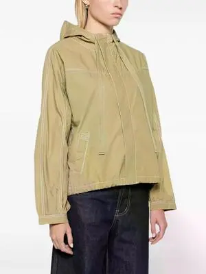 DAMSON MADDER Blake Hooded Jacket Sage