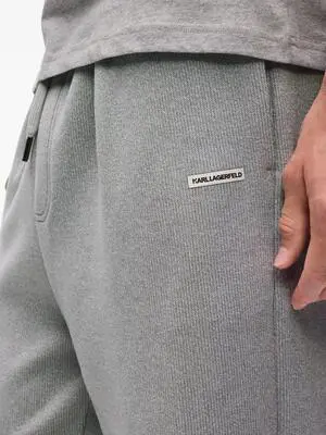 Karl Lagerfeld Logo Rib Loungewear Sweatpants