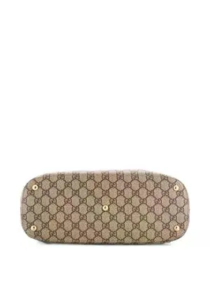 Gucci Linea A Gg Coated Canvas Hobo Bag