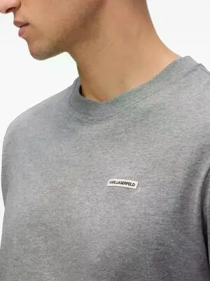 Karl Lagerfeld Logo-patch T-shirt