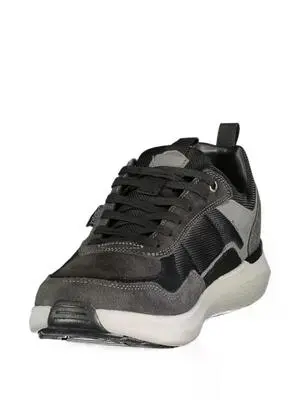 LUMBERJACK Panelled Lace-up Sneakers - Black