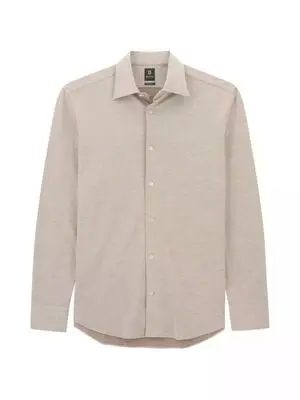 Boggi Milano Polo Shirt In Cotton Wool Twill Blend Regular Fit