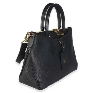 LOUIS VUITTON Monogram Empreinte Trianon Pm - Black
