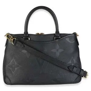 LOUIS VUITTON Monogram Empreinte Trianon Pm - Black