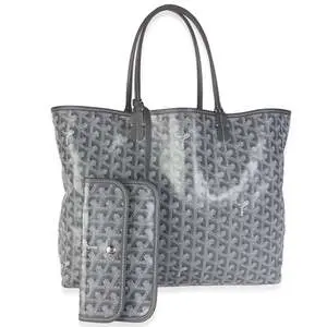 Goyard Grey Goyardine Canvas Saint Louis Pm - Gray