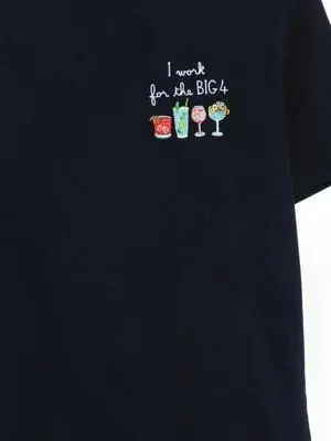 MC2 SAINT BARTH Embroidered Logo-patch T-shirt