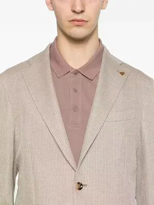LATORRE Textured-finish Single-breasted Blazer