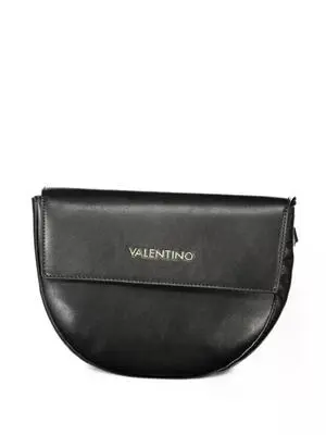 MARIO VALENTINO Logo-plaque Shoulder Bag - Black