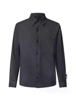 BE ABLE Chest-pocket Button-up Shirt - Grey