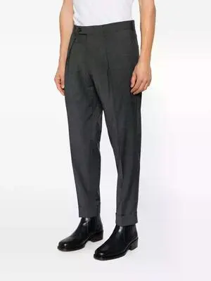 BERWICH Pleated Turned-up Trousers