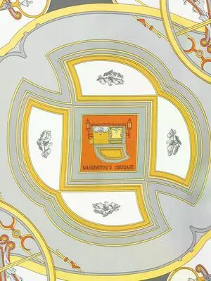 Hermès Washington's Carriage Silk Scarf