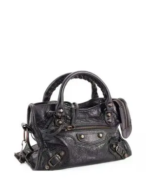 Balenciaga City Classic Studs Bag Leather Mini Satchel