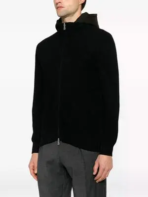 GRAN SASSO Ribbed-knit Hoodie