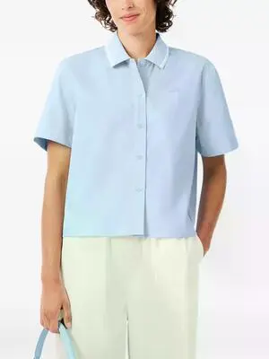 Lacoste Petit Piqué-effect Oversized Shirt