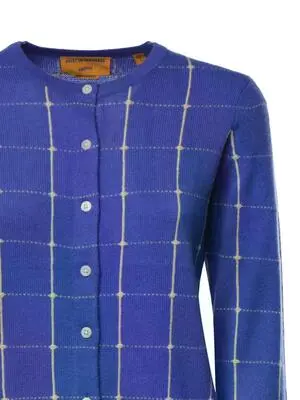 Guest In Residence Grid-pattern Cardigan