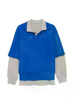 LII Layered-effect Sweatshirt - Blue