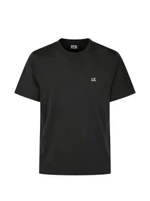 C.P. COMPANY Logo-patch T-shirt - Black