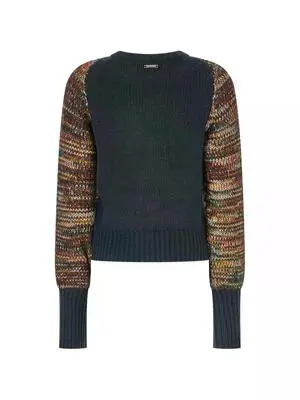 Iceberg Marled-knit Crew-neck Sweater
