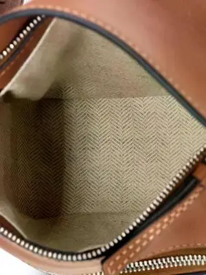Loewe Puzzle Bumbag Leather Mini Belt Bag - Brown
