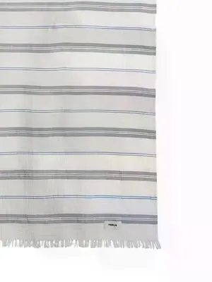 TEKLA Striped Fringed Towel