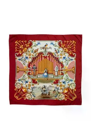 Hermès Orgauphone Jacquard Scarf