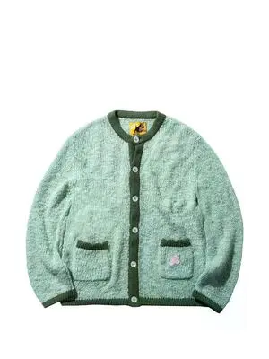 GOLF LE FLEUR* Flower-patch Cardigan - Green