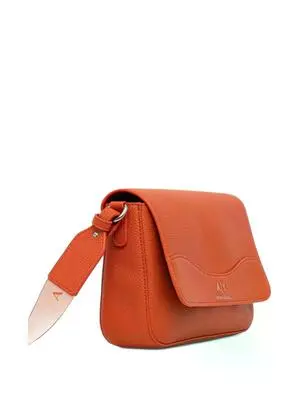 Armani Exchange Logo-plaque Pebbled Cross Body Bag