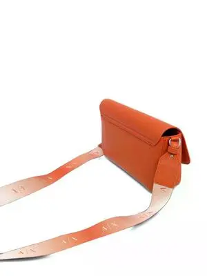 Armani Exchange Logo-plaque Pebbled Cross Body Bag