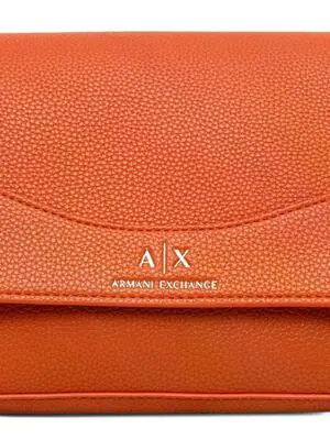 Armani Exchange Logo-plaque Pebbled Cross Body Bag