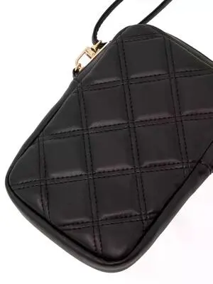 Guess Quilted Logo-plaque Messenger Bag