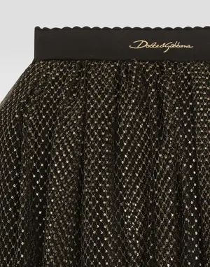 Dolce & Gabbana Crystal-embellished Skirt