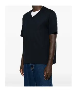 LISA YANG V-neck Knit T-shirt