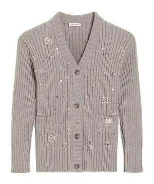 Dolce & Gabbana Virgin-wool Rib Knit Cardigan