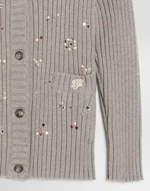 Dolce & Gabbana Virgin-wool Rib Knit Cardigan