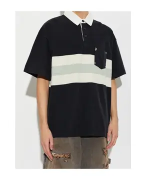 Palm Angels Short-sleeved Polo Shirt