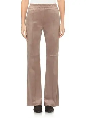 D.exterior Velvet Flared Pants