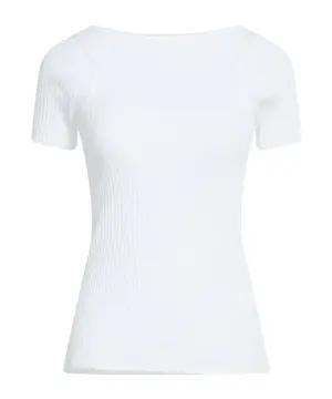 Sportmax Plain Colour Basic T-shirt - White