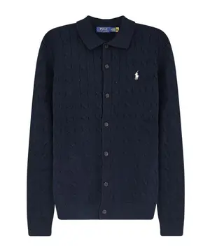 Polo Ralph Lauren Cable Knit Logo Cardigan
