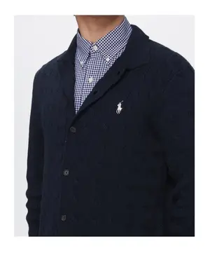 Polo Ralph Lauren Cable Knit Logo Cardigan