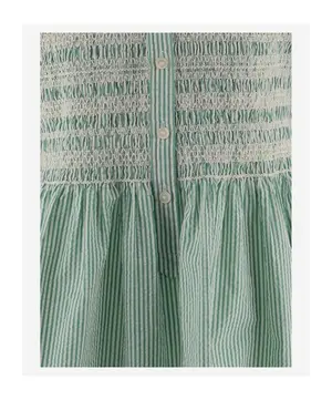Polo Ralph Lauren Striped Shirred Dress