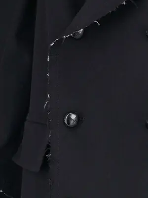 MAISON MARGIELA Raw-edge Double Breasted Coat