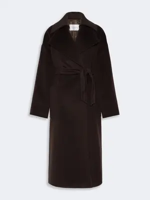 Max Mara Straight Hem Long Coat - Ebony