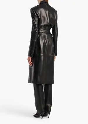 Khaite Rolon Coat In Leather