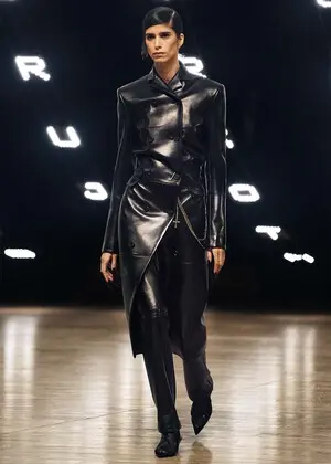 Khaite Rolon Coat In Leather