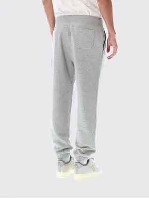Polo Ralph Lauren Fleece Jogging Trousers With Embroidered Pony Logo - Grey